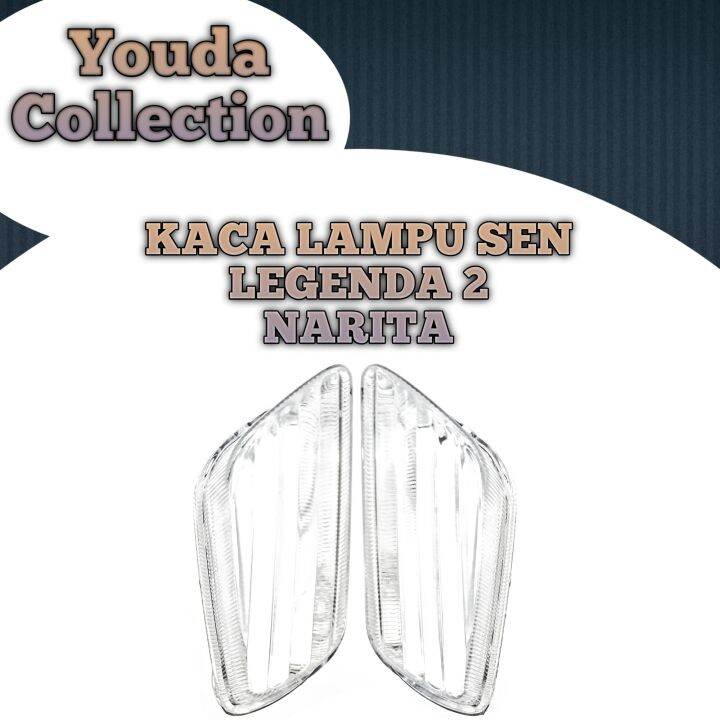 Mika Mica Kaca Lampu Sen Sein Depan Legenda 2 NARITA | Lazada Indonesia
