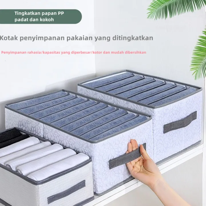 Kotak Penyimpanan Celana Papan PP Dapat Menyortir Memisahkan Sesuai ...