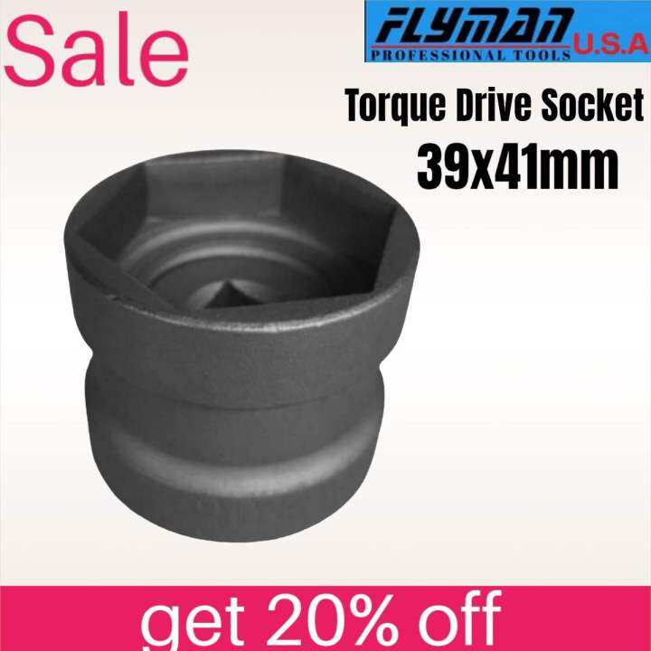 Torque Drive Socket (39x41) 1/2 Drive Heavy Duty Flyman USA Original ...