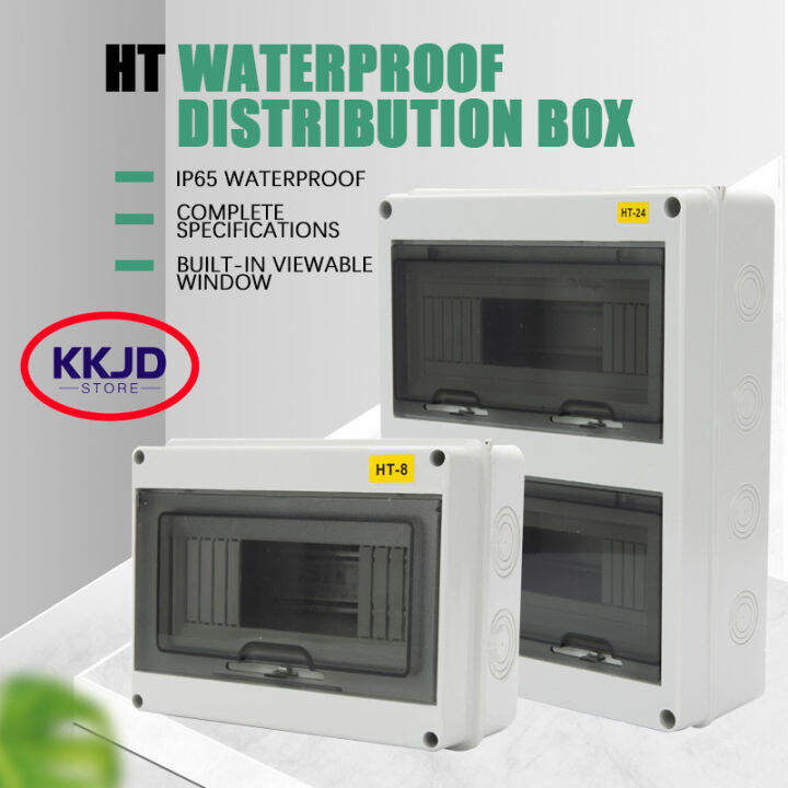 【Local Delivery】8-way 12-way electrical circuit breaker box waterproof ...