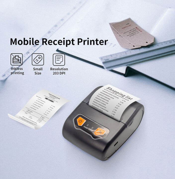 DRPDA Portable Bluetooth Receipt Printer 58mm Pos System Handheld Thermal Printer For Retail ...
