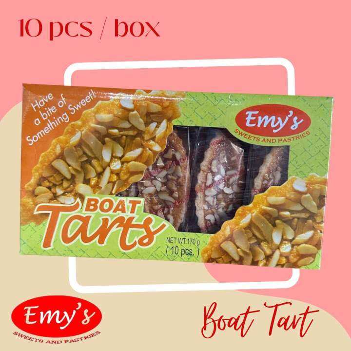 EMY'S Boat Tarts (10pcs/box) | Lazada PH
