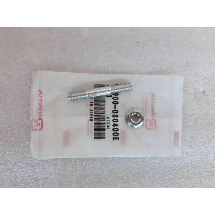 สตัด 8*40มม. พร้อมน็อตยึดฝาสูบ Honda เดช 1ชุดเเพค2ชิ้น=92900-080400E ...