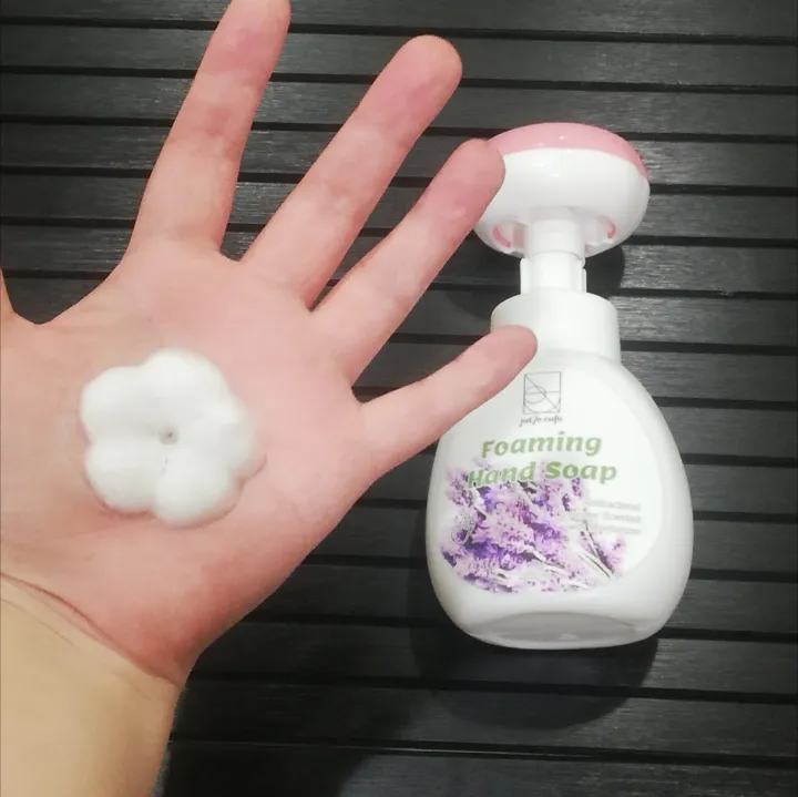 [justJo crafts] Eco-Friendly Lavender Foaming Flower Stamp Hand Soap ...