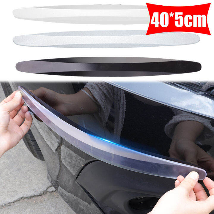 Transparent Car Front Rear Bumper Anti Collision Strip Door Trunk ...