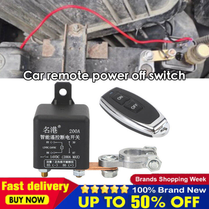 🔥Fast Delivery🔥Universal Car Battery Switch 12V with Wireless Remote ...