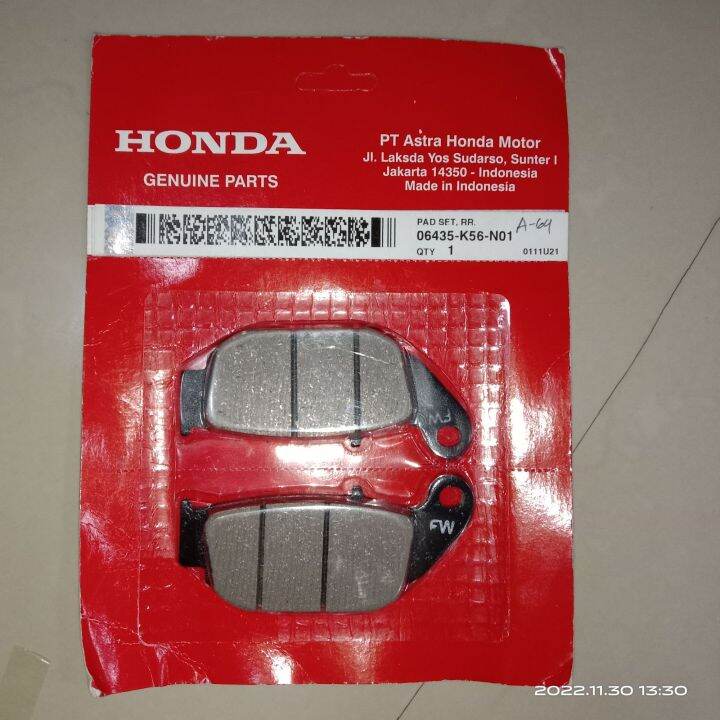 honda genuine rear brake pad and bar end set | Lazada PH
