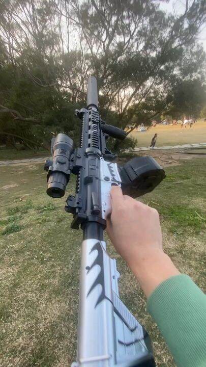 M416 Automatic gel blaster gun Toy Boy Waterball Paintball Plastic Weapon Model Cosplay PUBG ...