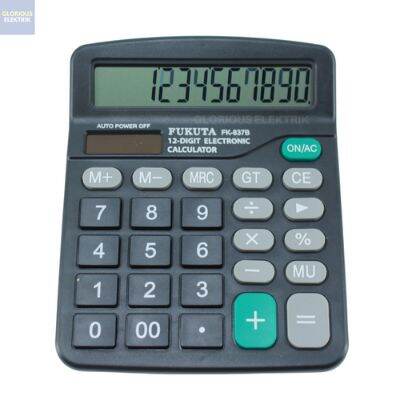 Kalkulator / Calculator 12 Digit Large Display FK-837B | Lazada Indonesia