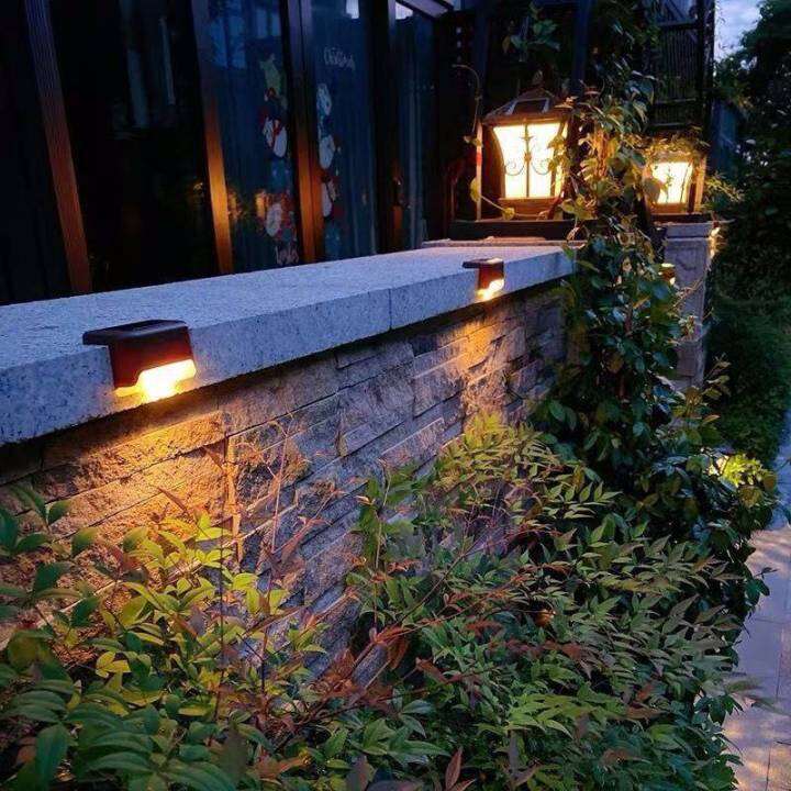 Topstar Solar Light For Outdoor Stair Wall Waterproof Lighting Wall ...