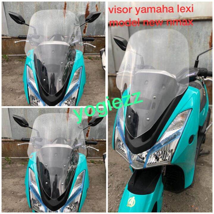 windshield yamaha lexi model xmax 2023 visor lexy model standart xmax ...