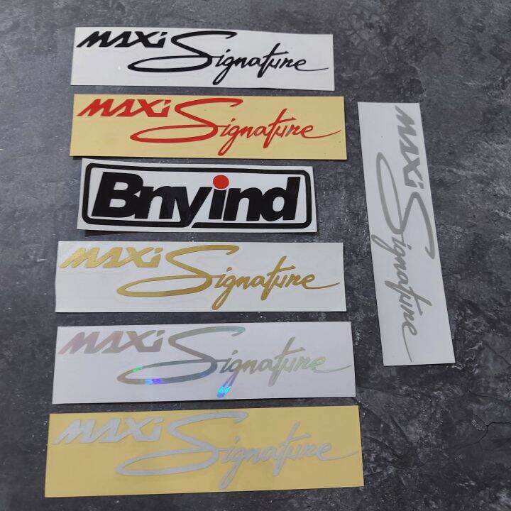 STICKER MAXI SIGNATURE CUTTING | Lazada Indonesia