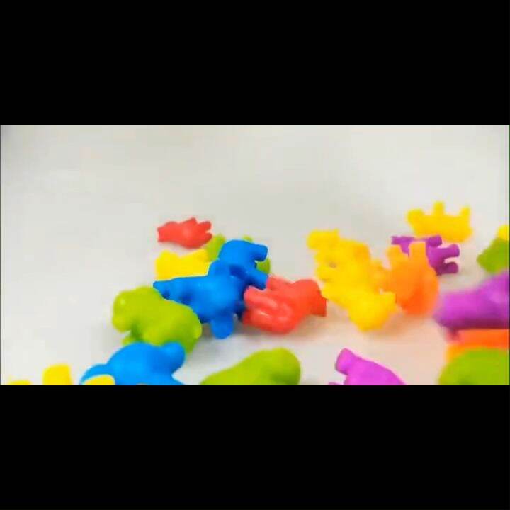 Rainbow Sorting Bear ของเล่นเสริมพัฒนาการ มอนเตสซอรี่ Montessori ฝึก ...