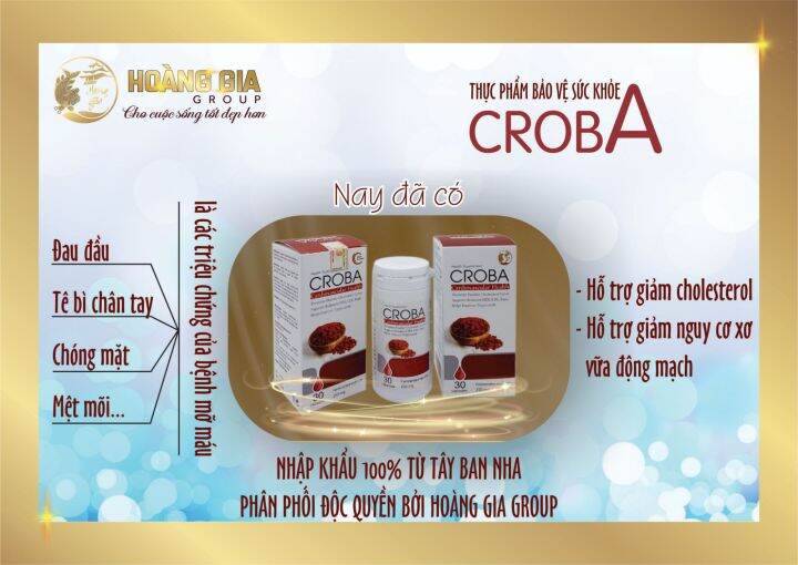 Viên uống Croba giảm mỡ máu | Lazada.vn