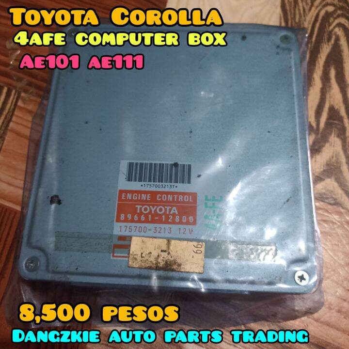PRELOVED TOYOTA COROLLA 4AFE ECU ( COMPUTER BOX ) AE101 AE111 | Lazada PH