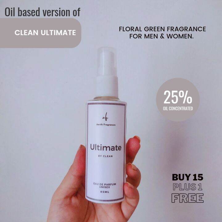 Clean Ultimate 25% Oil Based Perfume 85ml | Lazada PH