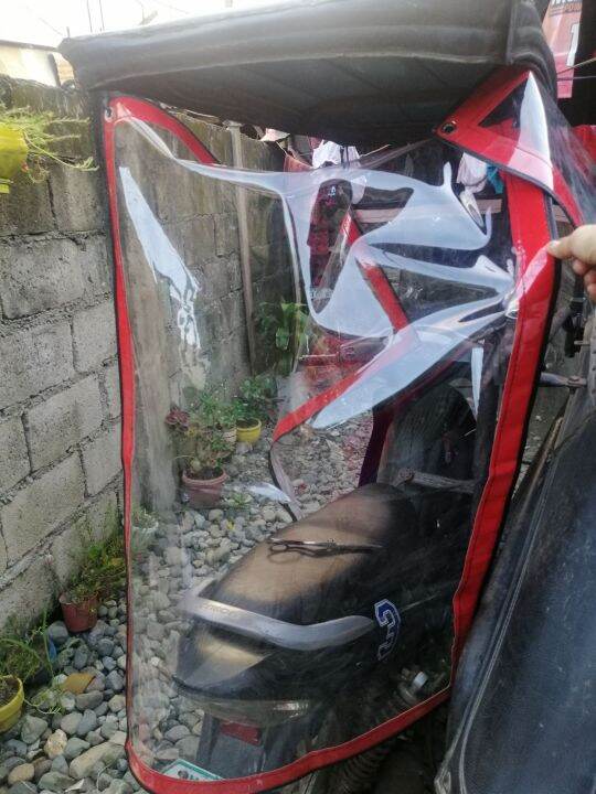 Plastic Tricycle Trapal LIKOD / Tricycle Back Trapal / Clear Plastic ...
