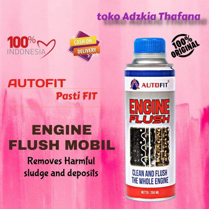 Autofit Engine Flush Mobil Cairan Pembersih Tangki Oli Mobil Motor ...