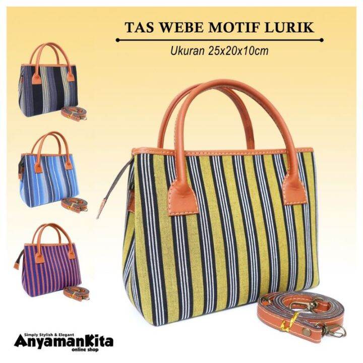 Tas Webe Lurik - Handbag Webe Lurik - Slingbag Webe Lurik | Lazada ...
