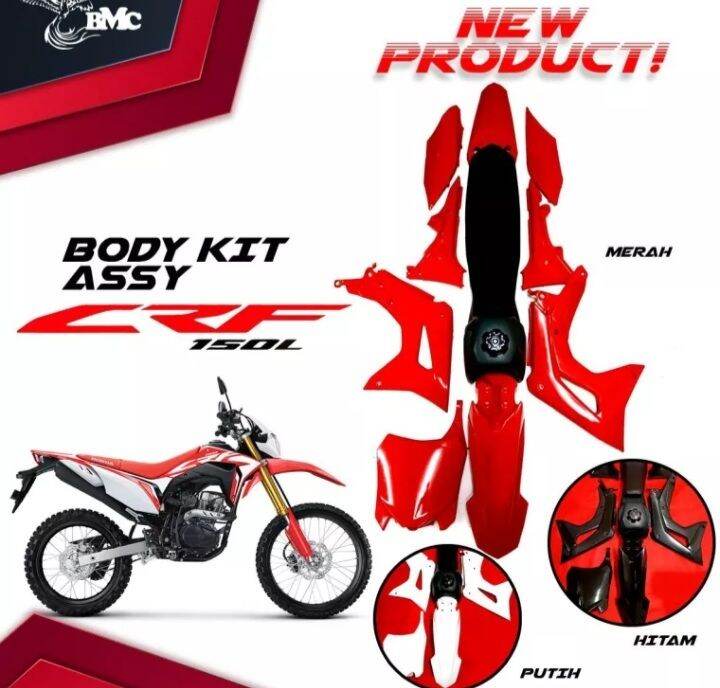 body full set crf 150 free decal , body kit crf body set crf | Lazada ...