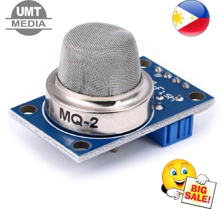 MQ-2 Gas Sensor Smoke Module Hydrogen Butane LPG Arduino Pi | Lazada PH