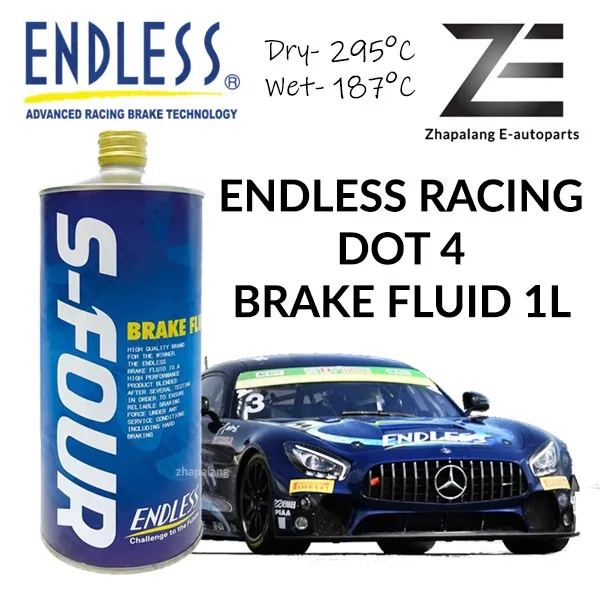 Endless S-FOUR Racing Brake Fluid Dot 4 1L | Lazada