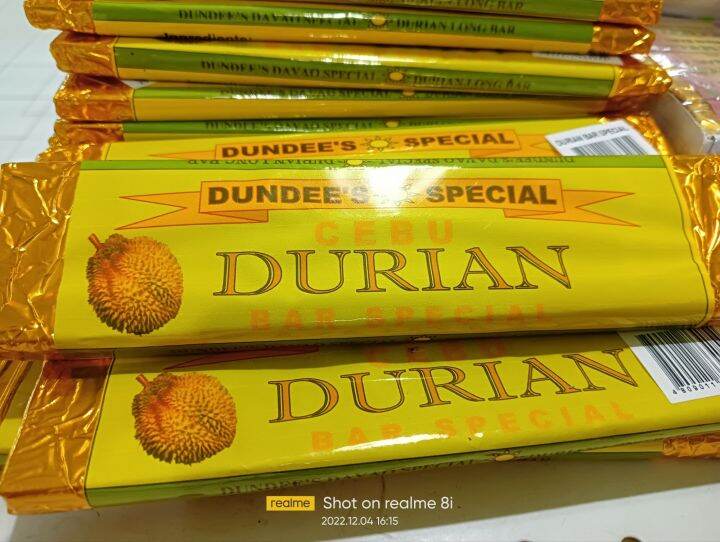 5in1 Special Durian bar/100grams per bar HRC BRAND and Dundees brand ...