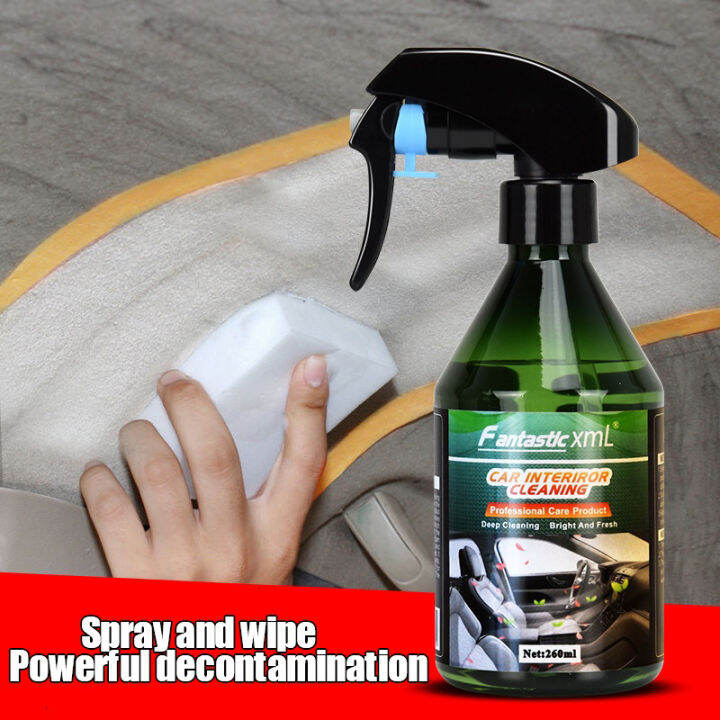 Car Interior Cleaner Foam Cleaner Spray Car Interior Polishing Leather Detergent Automotive ...