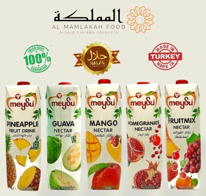 MEYSU FRESH FRUIT JUICES (POMEGRANATE/GUAVA/MANGO/FRUIT MIX/) 1 Litre ...