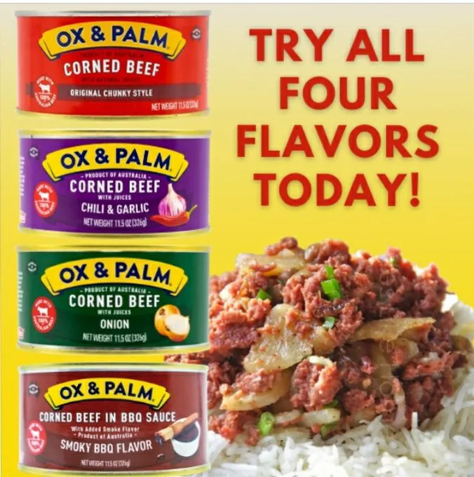 Ox & Palm Corned Beef 326g 1Pc | Lazada PH
