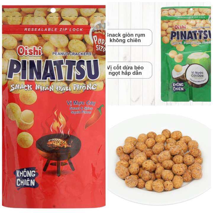 Bim bim Snack đậu phộng oishi Pinatsu | Lazada.vn