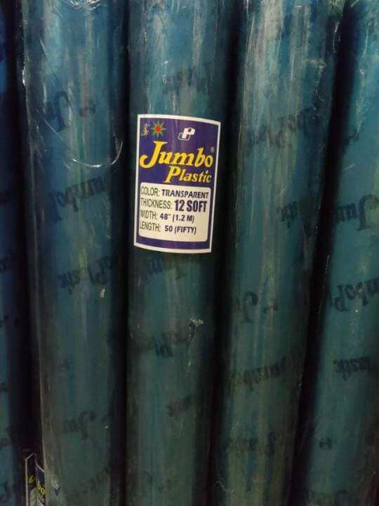 Jumbo Plastic cover sold per roll | Lazada PH