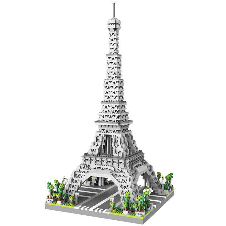 World Architecture Eiffel Tower Building blocks, three models to choose ...