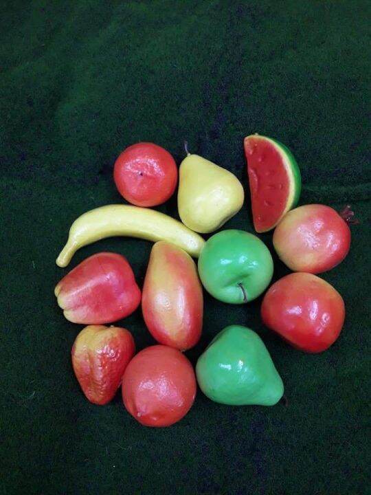artificial fruits display made of styrofoam 12pcs 1pack 12 kinds of ...