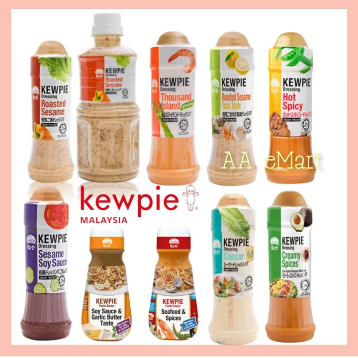 [FAST SHIP] Kewpie Dressing HALAL Roasted Sesame Creamy Spices Caesar ...