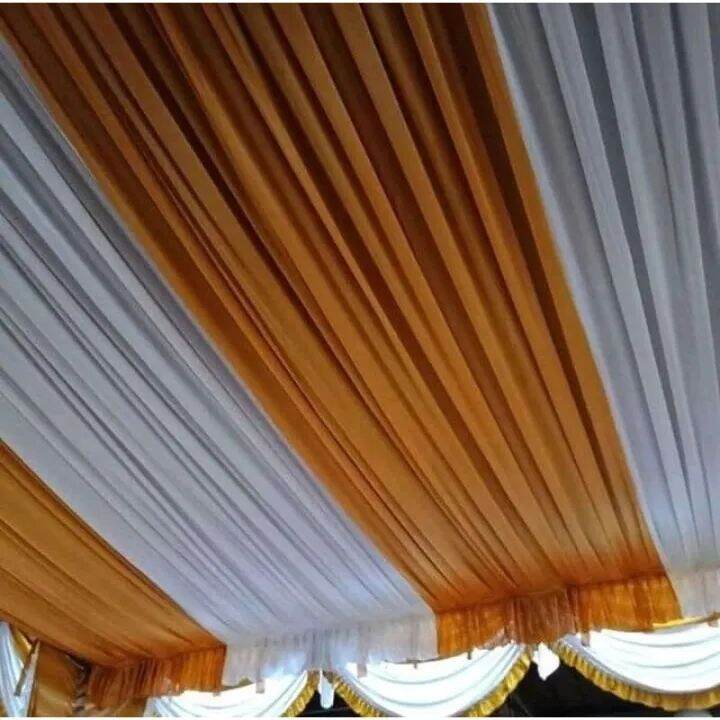 Ukuran 5x5 meter! Plafon Tenda Pesta, Plafon Sisir, Plafon Serut ...