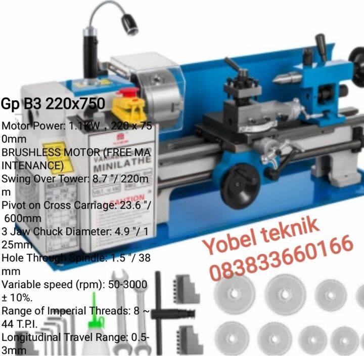mesin bubut GP B3 ukuran sedang | Lazada Indonesia