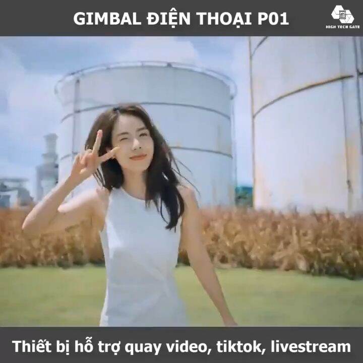 Gimbal điện thoại xoay 360 độ P01, Gậy Livestream, chụp ảnh chuyên nghiệp, quay tik tok, vlog ...