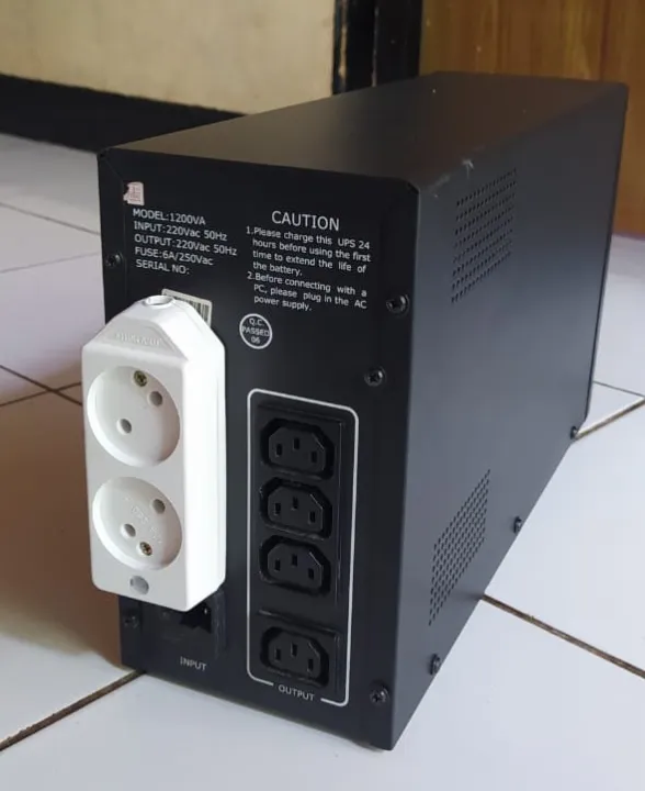 Alat emergency listrik / UPS DAYA 1200 / LISTRIK DARURAT | Lazada Indonesia