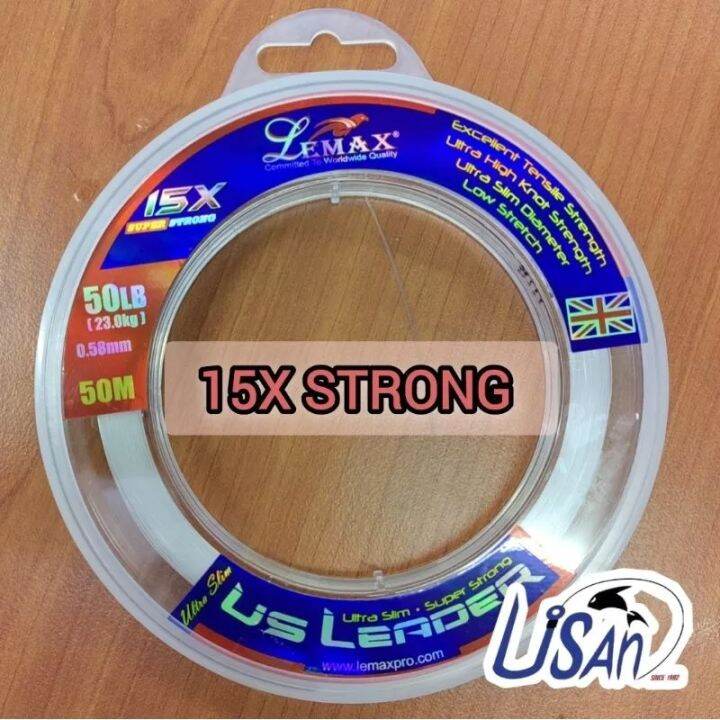 LEMAX 15X STRONG US-LEADER TALI TANGSI TALI PERAMBUT MONOFILAMENT | Lazada