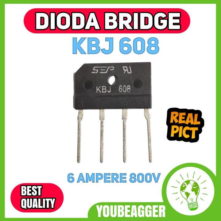 Dioda bridge KBJ608 | Lazada Indonesia