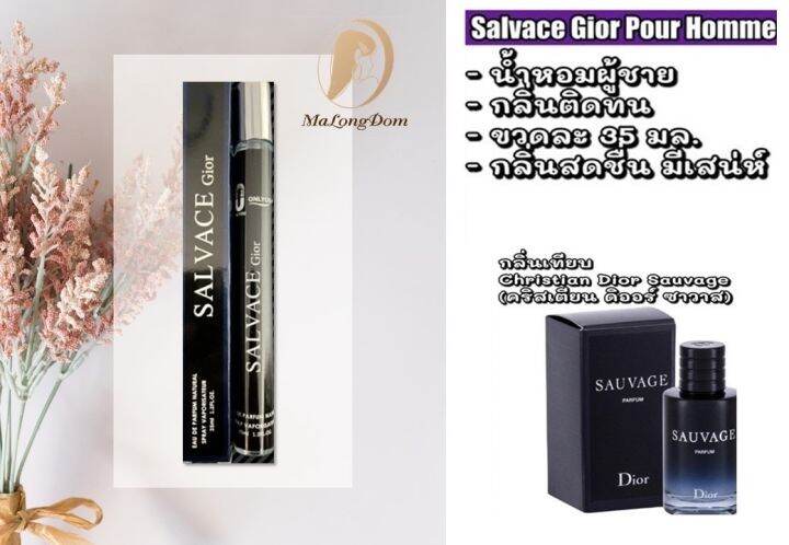 PF23 น้ำหอม Salvace Gior น้ำหอมผู้ชาย ขายดี หลอดขนาด 35 ml หลอดแก้วหัว ...