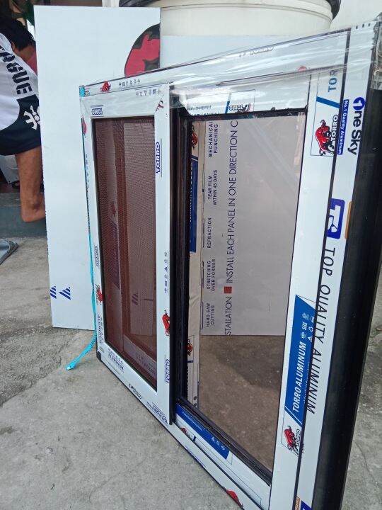 sliding window with screen 80cm H x 110cm W | Lazada PH