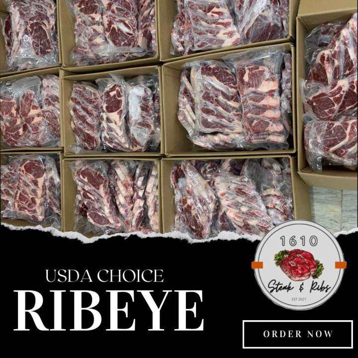 USDA Choice Ribeye 4-5 slices per pack 1kg | Lazada PH
