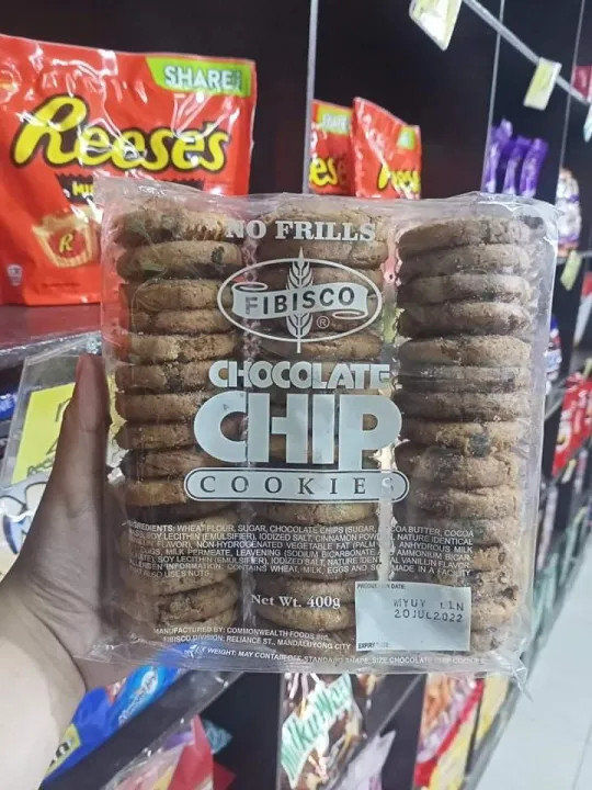 fibisco chocolate chip cookies 400grams no frills | Lazada PH