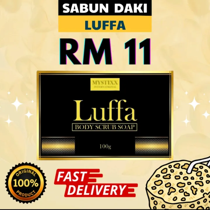 Sabun Luffa Original HQ 100gram Bodyscrub Putih Tanggal Daki Degil | Lazada