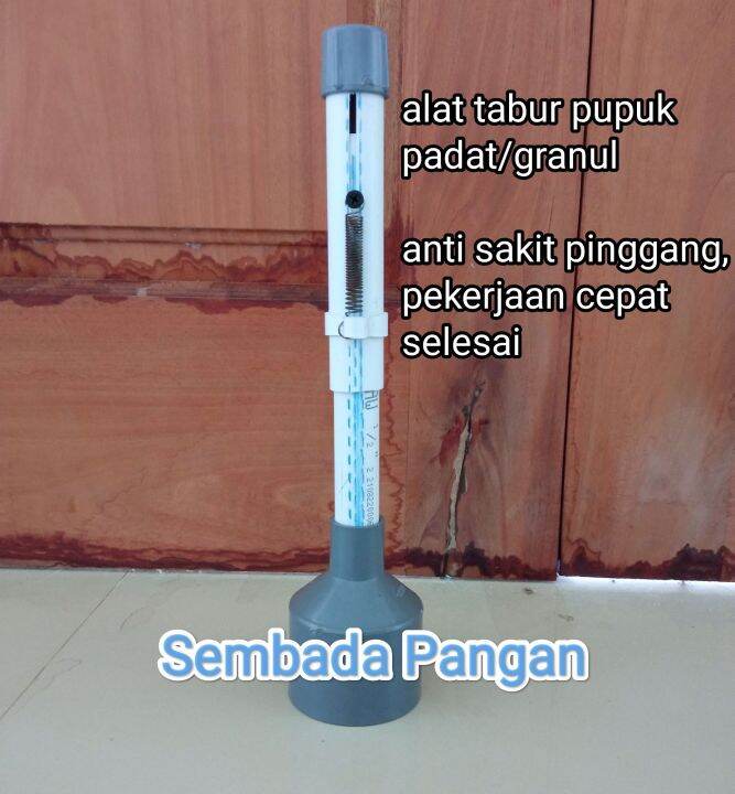 Alat tabur pupuk padat / granul untuk jagung, kubis,brokoli dll ...