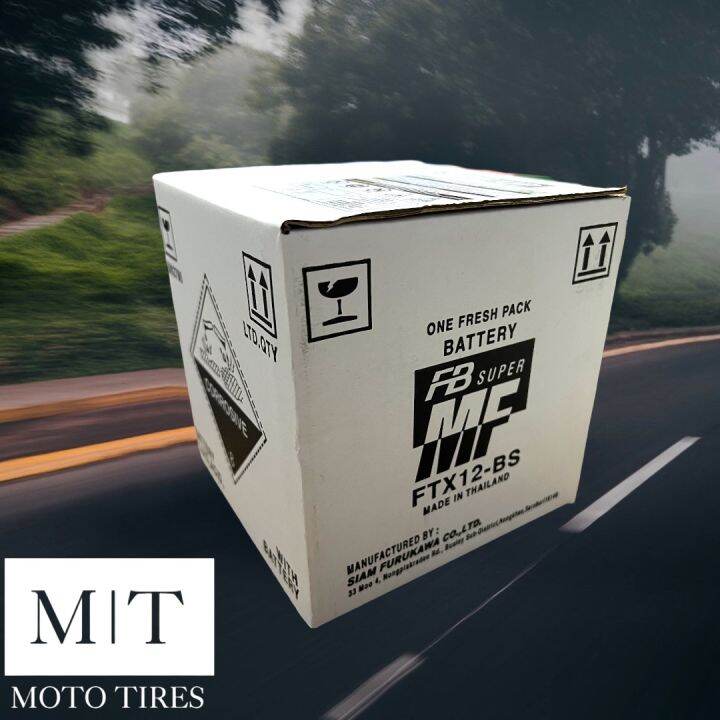 FB แบตเตอรี่ รุ่นแยกน้ำ FTX12-BS (12V 10AH) แบตเตอรี่สำหรับรถ ...