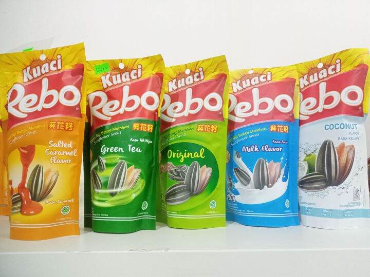 Kuaci Biji Bunga Matahari Kuaci Rebo All Varian 150 Gram Original