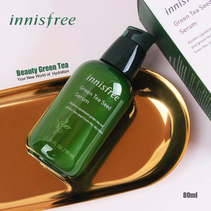 Innisfree Green Tea Seed Serum Tri-biotics Serum Wajah 80ml full size ...
